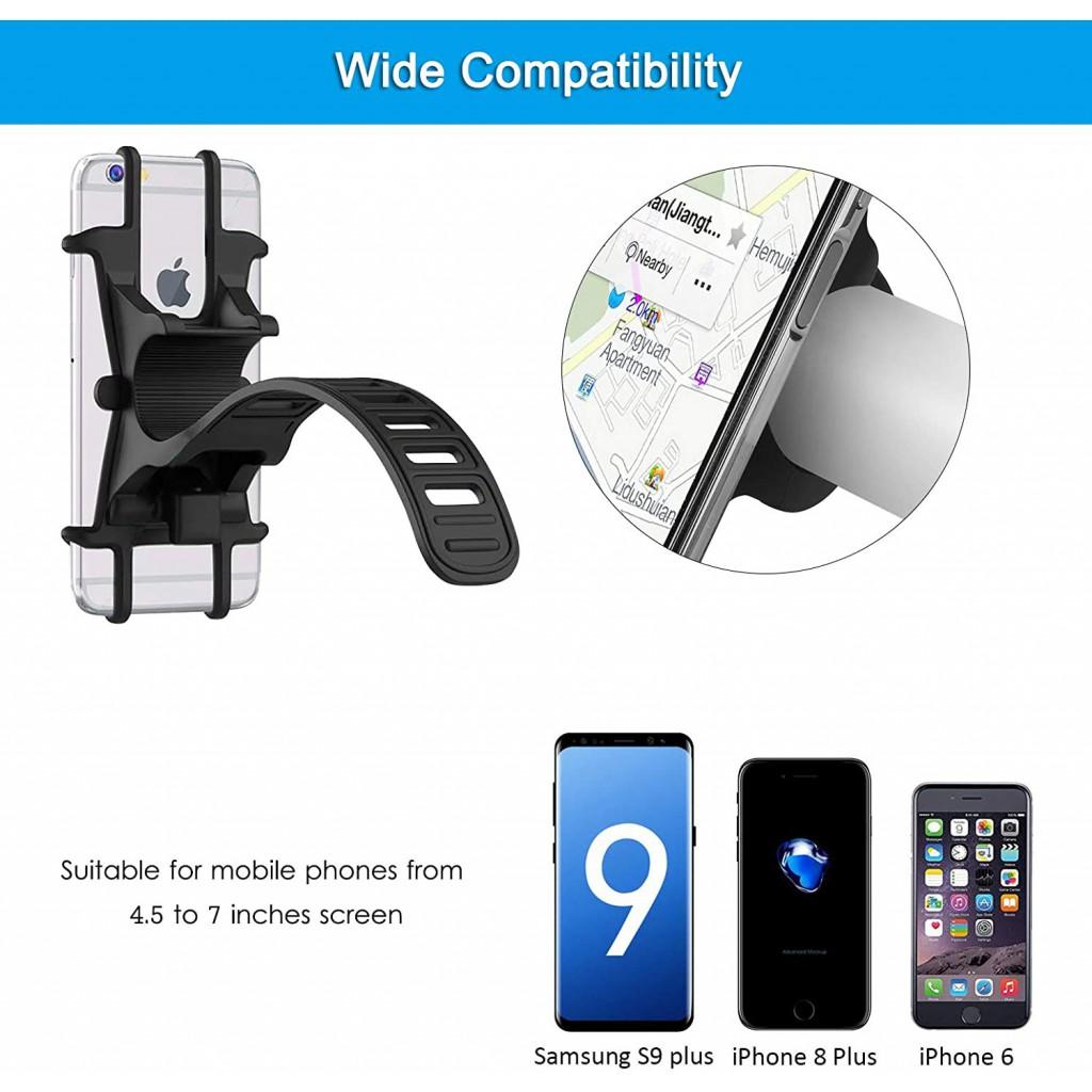 Buy Support Téléphone Vélo Universel Silicone Porte-Téléphone de Vélo ...