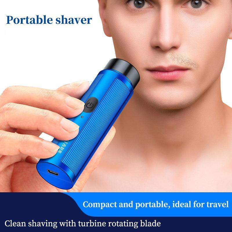 Cheap Men's Mini Electric Shaver Automatic Razor Trimmer Portable Beard ...