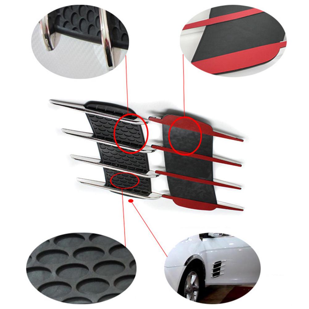 Buy Stylish 2Pcs OB-59 Car Air Intake Flow Vent Fender Sticker Hood ...