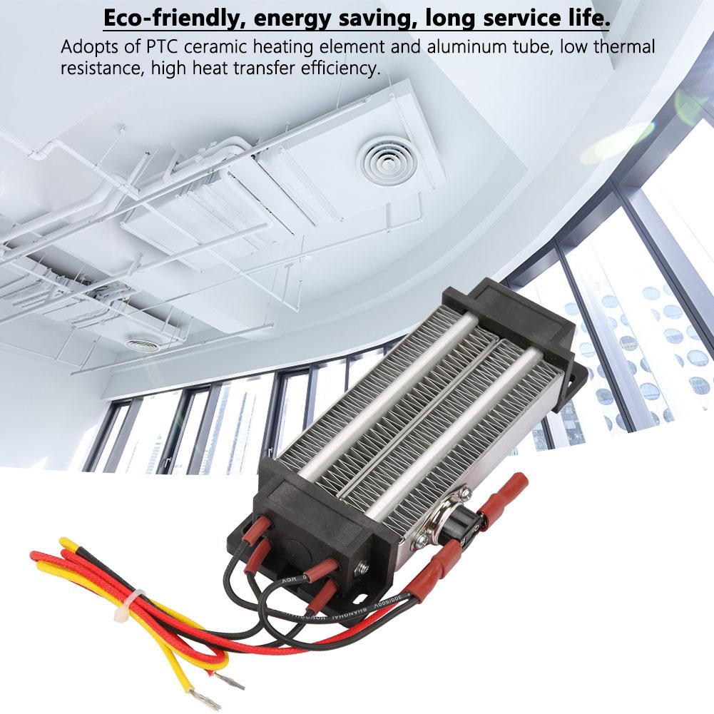 Buy PTC Heating Element Ceramic Air Heater Thermostatic 500W 110V at ...