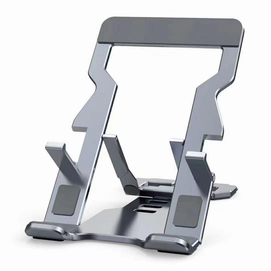 Buy Aluminum Alloy Mobile Phone Holder Multi-function Elevated Frame ...