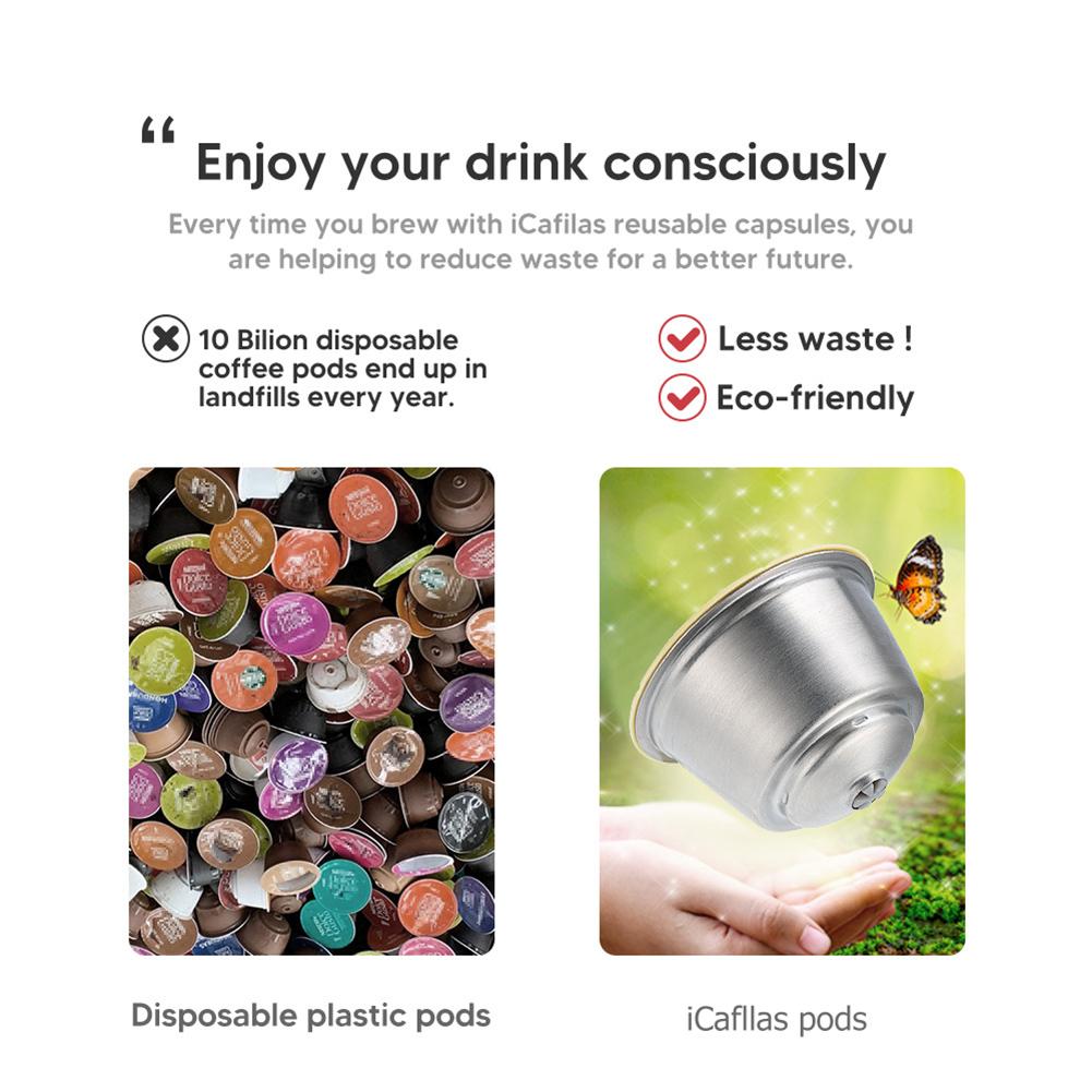 New Update Milk Capsule for Nescafe Dolce Gusto Reusable Coffee Milk ...