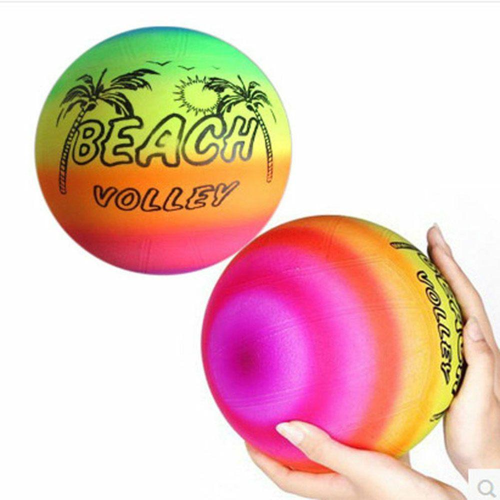 Buy Favors For Swimming Pool Garden Rainbow Beach Balls Inflated Toys ...