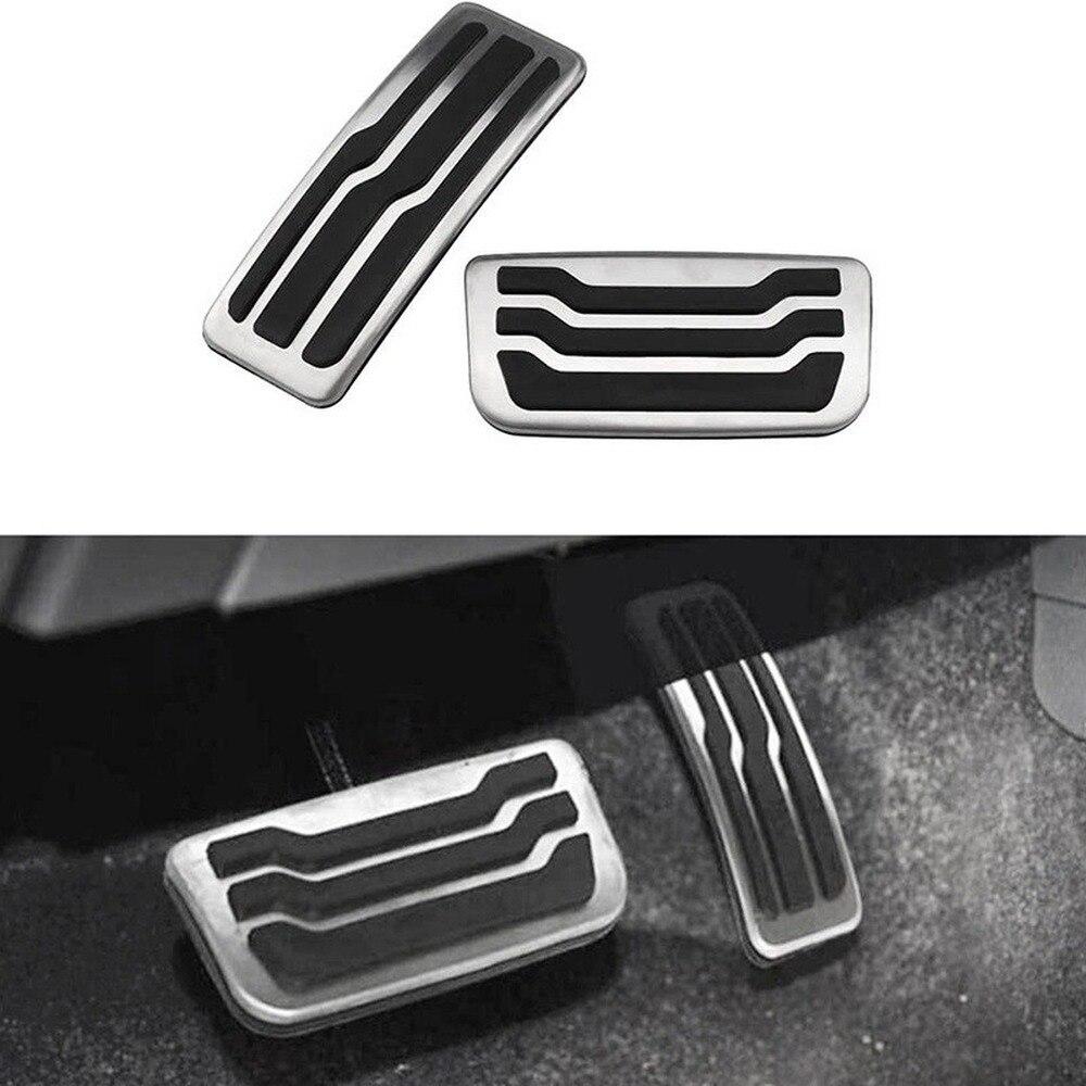 Cheap 2Pcs Stainless Steel Rubber Anti Slip AT Accelerator Brake Pedals ...
