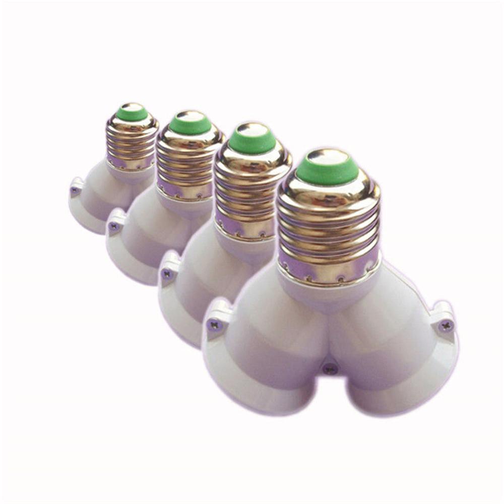 220V LED Socket Split Lamp Holder E27 1 To 2 E27 Light Lamp Bulb-buy at ...