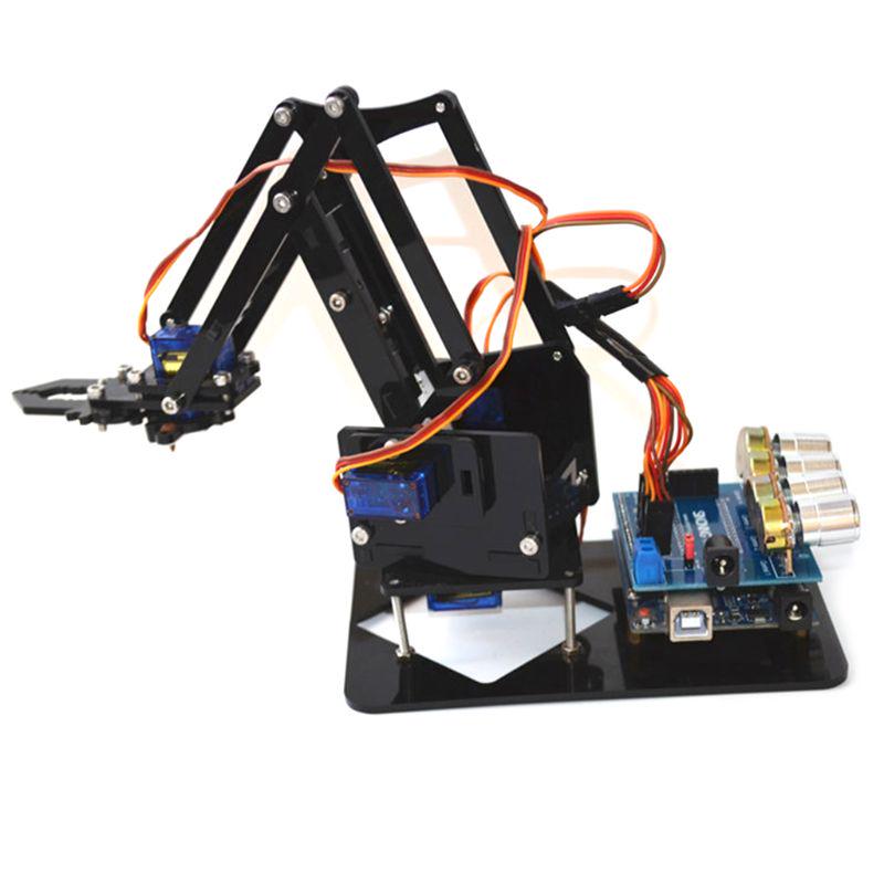 Cheap DIY Acrylic Robot Arm Robot Claw for Kit 4DOF Toys Mechanical ...