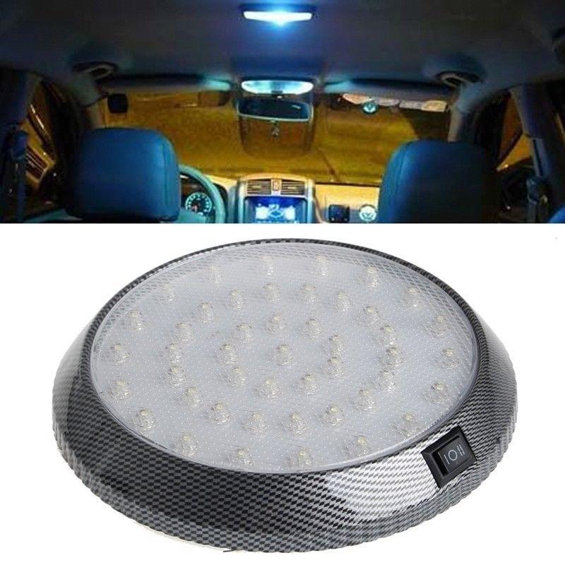 1Pc voiture véhicule 12V 46-LED intérieur toit plafond dôme lumière ...
