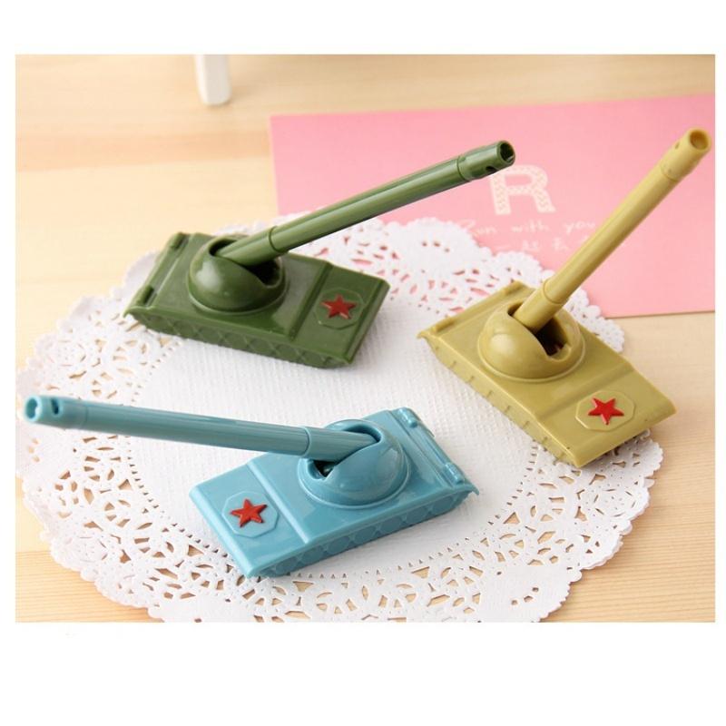 Buy 3pcs Creative Desktop Tank Pen Students Learn Stationery Pen (Size ...