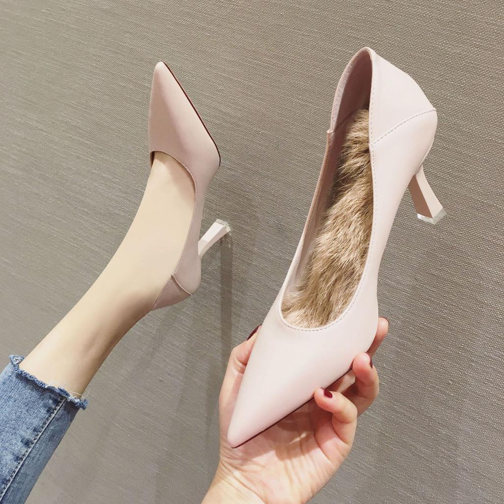 Satın alın 901-26 Net Red French High Heels Women'S Autumn And Winter ...