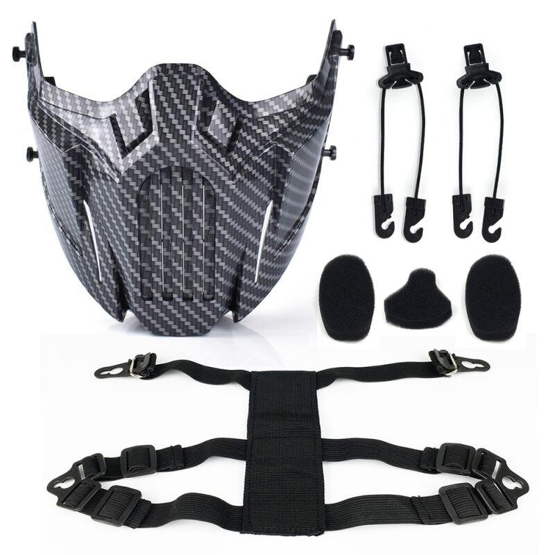 Half Face Mask Soft Detachable Breathable Shock Resistant Mouth ...