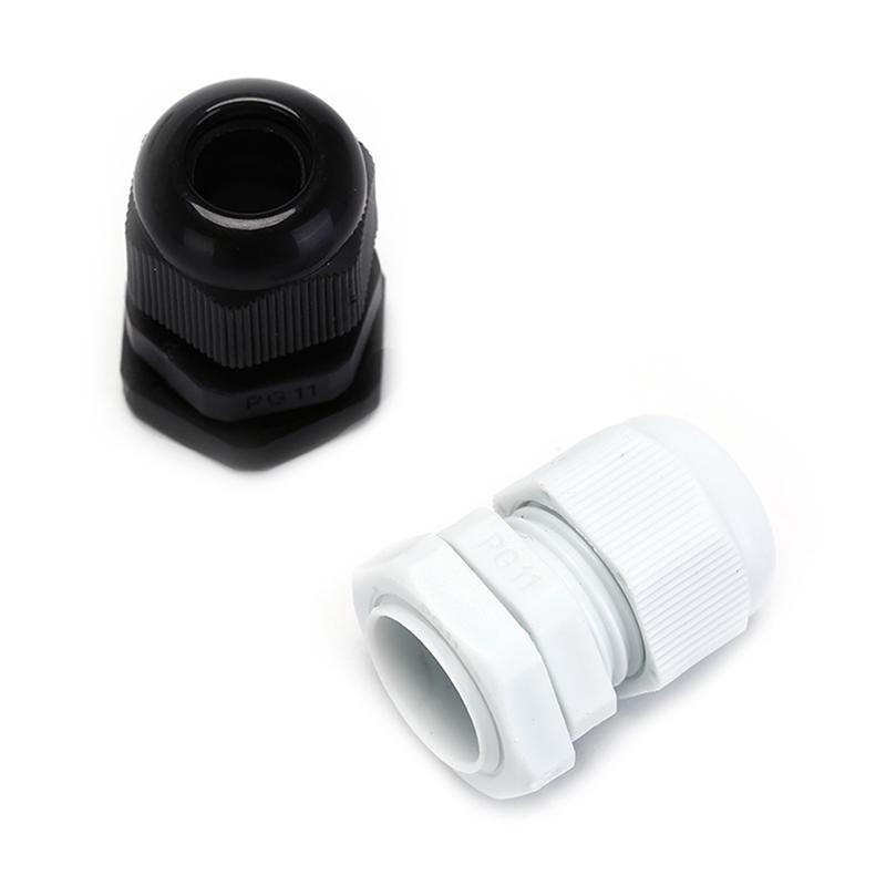 Kjøp 10Pcs X 5-10Mm Cables Waterproof Pg11 Black White Plastic Glands ...