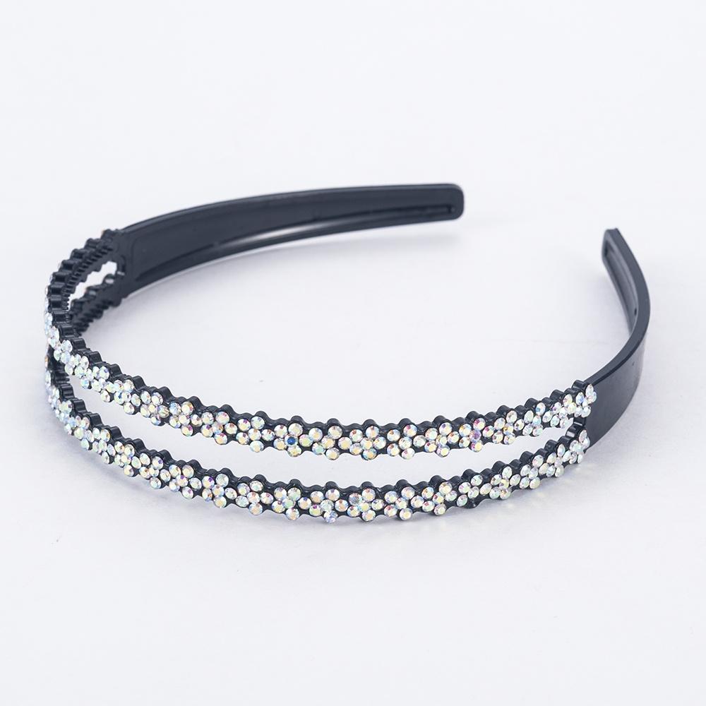 Buy 1PC Fashion Women's Crystal Hairband Flower Rhinestone Hair Bands ...