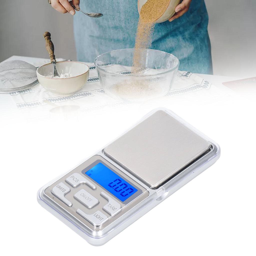 Buy Mini Food Scale LCD Backlight Display Electronic Scale Pocket ...
