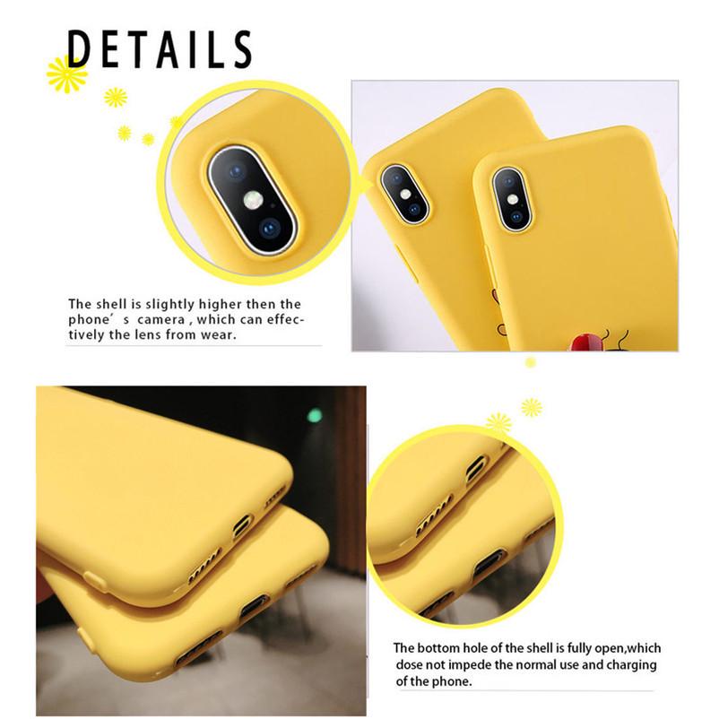Buy Cute Yellow Phone Case for Huawei P30 Honor Samsung Galaxy A70 S10 ...