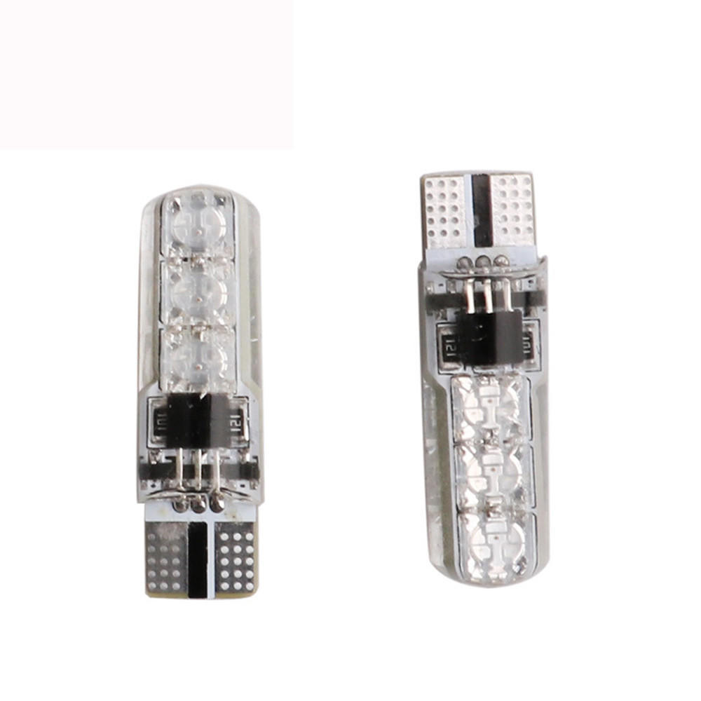 Buy DIY 2x T10 5050 LED RGB Multi-color Interior Wedge Side Light Strobe Remote Control at ...