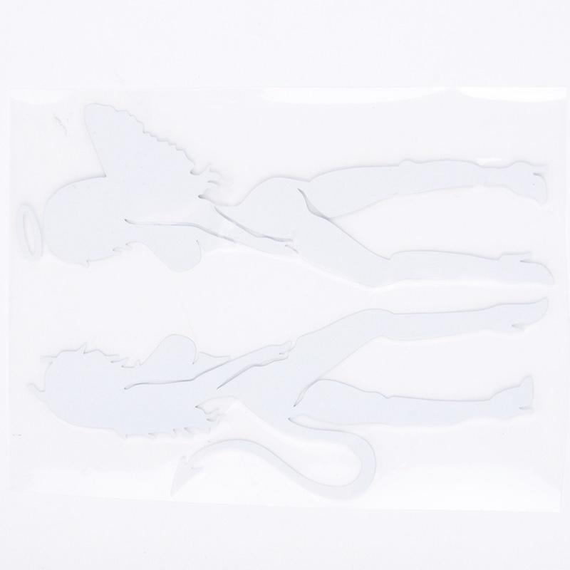Buy Personalized 3D Car Sticker Devil Angel Reflective Decoration ...