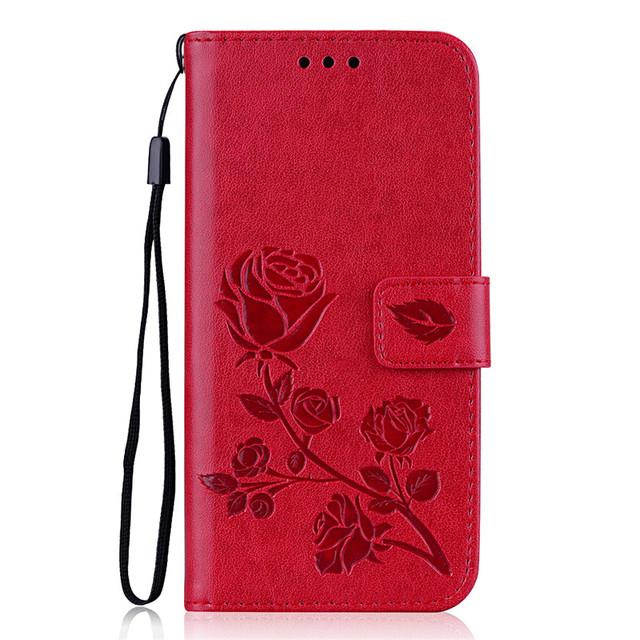 Flower Rose Leather Wallet Case For Huawei P Smart 2021 PPA-LX2 PPA-L22 ...