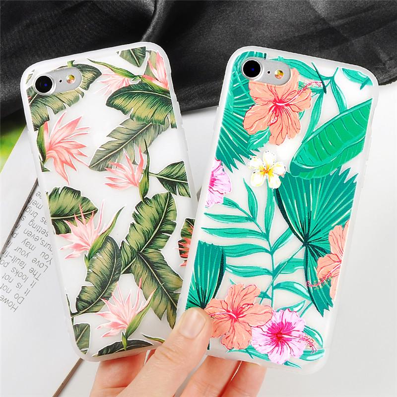 Fashion Sun flowers leaves plant phone case for iPhone 5 5s se 6 6s ...