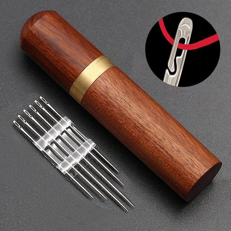 Buy PDTO Threading Blind Person Darning Needle Side Opening Self ...