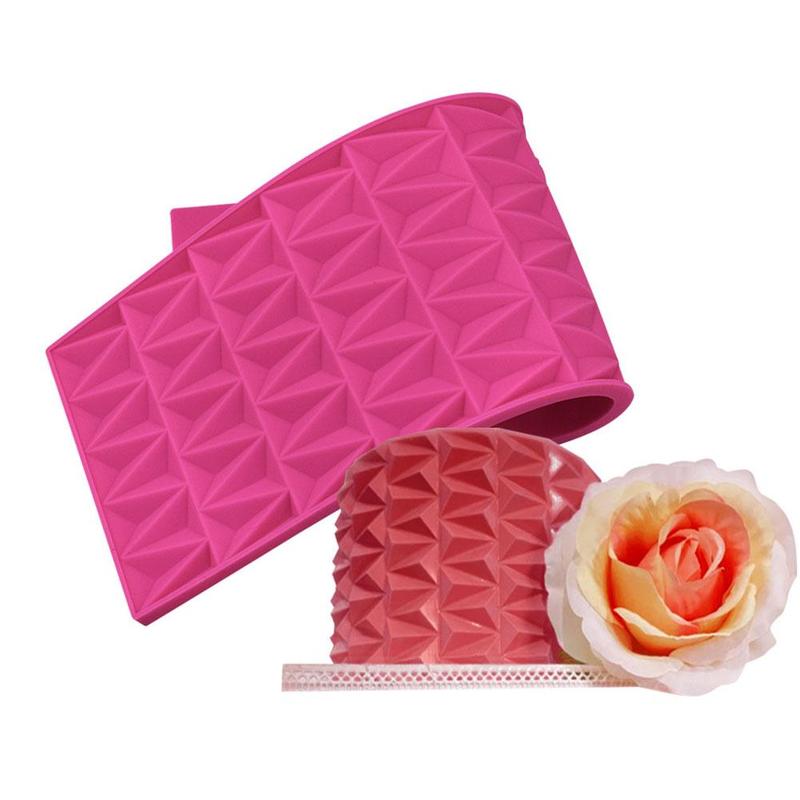 Buy 6 Styles Origami Mold Impression Border Cake Lace Mat Fondant Cake ...