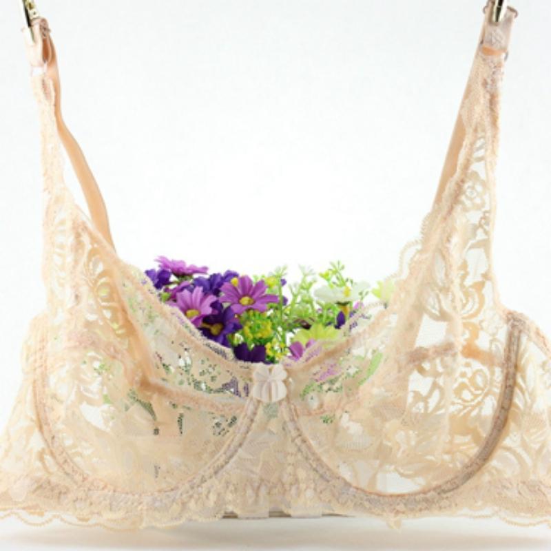 Buy Ladies Sexy Lace With Steel Ring Gathered Bra at affordable prices ...
