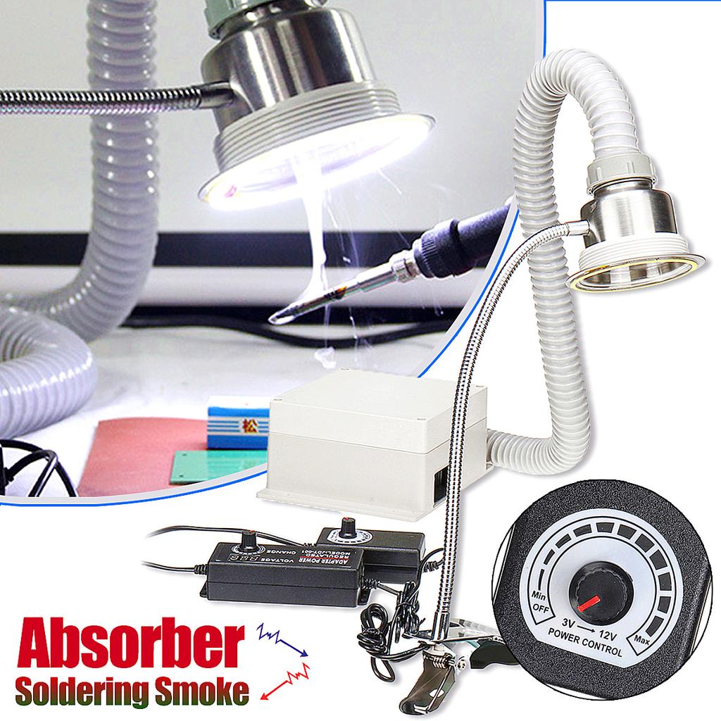 Buy 2 In 1 Soldering Smoke Absorber Remover Fume Extractor Air Fan ...