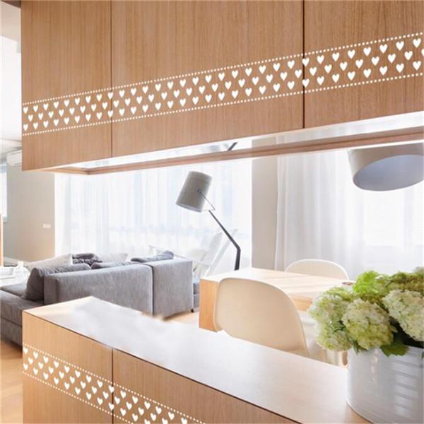 Buy Lace Window Glass Sticker Coffee Shop Noble Flower Lace Mirror Wall ...