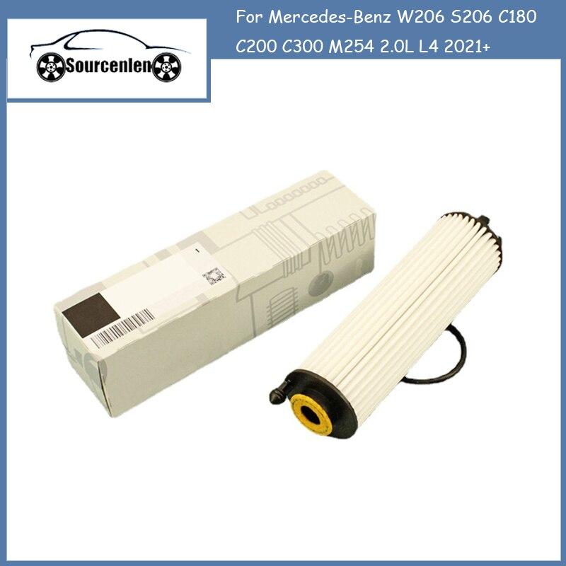 Buy A2541840600 Engine Oil Filter for Mercedes-Benz W206 S206 C180 C200 C300 M254 2.0L L4 2021 ...