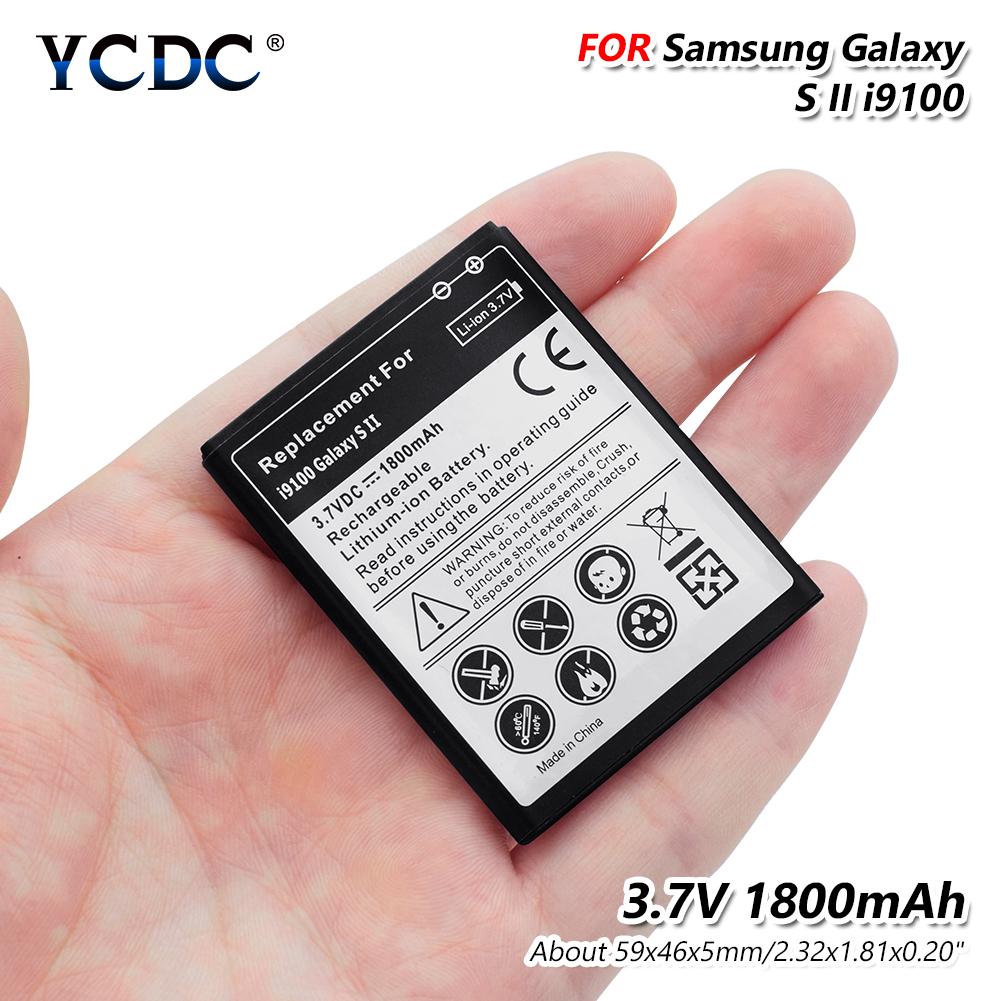 Buy Mobile Phone 3.7V 1800mAh Lithium Battery For Samsung Galaxy S2 GT ...