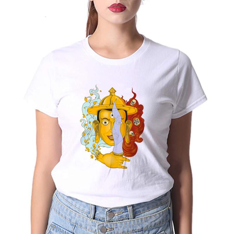 Buy Women Tshirt Summer Cotton Short Sleeve Tee Shirt Printed Tops ...