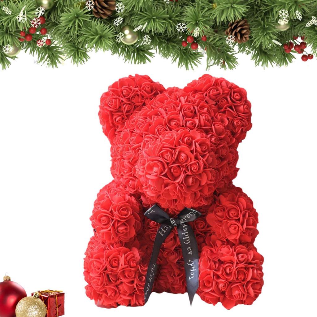 Valentine's Day Rose Bear Cute Girlfriend Gifts Rose Bear Valentine's ...