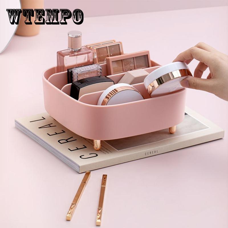 Cheap Desktop Cosmetic Storage Box Net Red Lip Glaze Box Multi-cell Eye ...