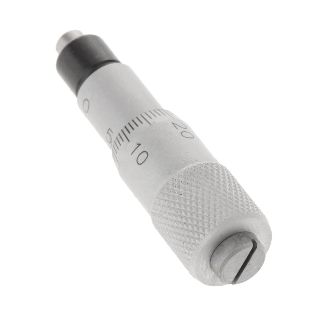Silver Round Needle Type Thread Micrometer Head Measurement Measure ...