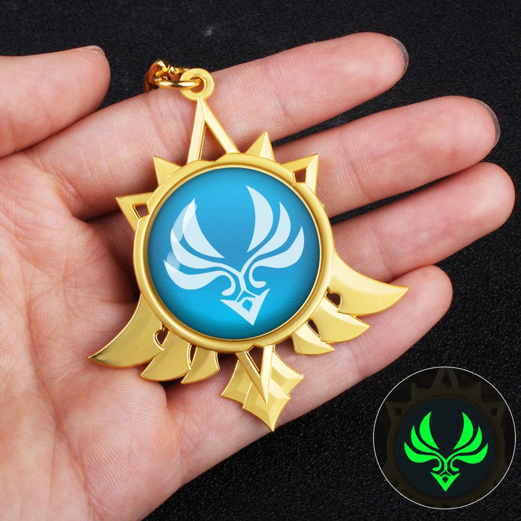 Buy Luminous Genshin Impact Trinket Vision Gods Eye Elements Charm ...