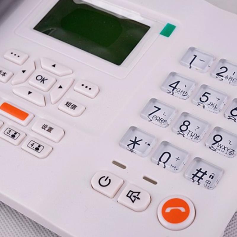 Wireless GSM Desk Mobile Phone SIM Card Desktop Telephone Home Office ...