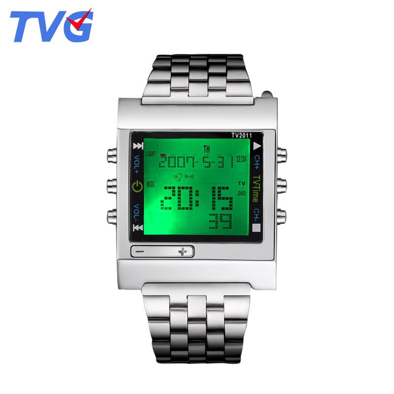 TVG Luxury Sports Watch for Boys Digital Man Watch Işıklı led izle ...
