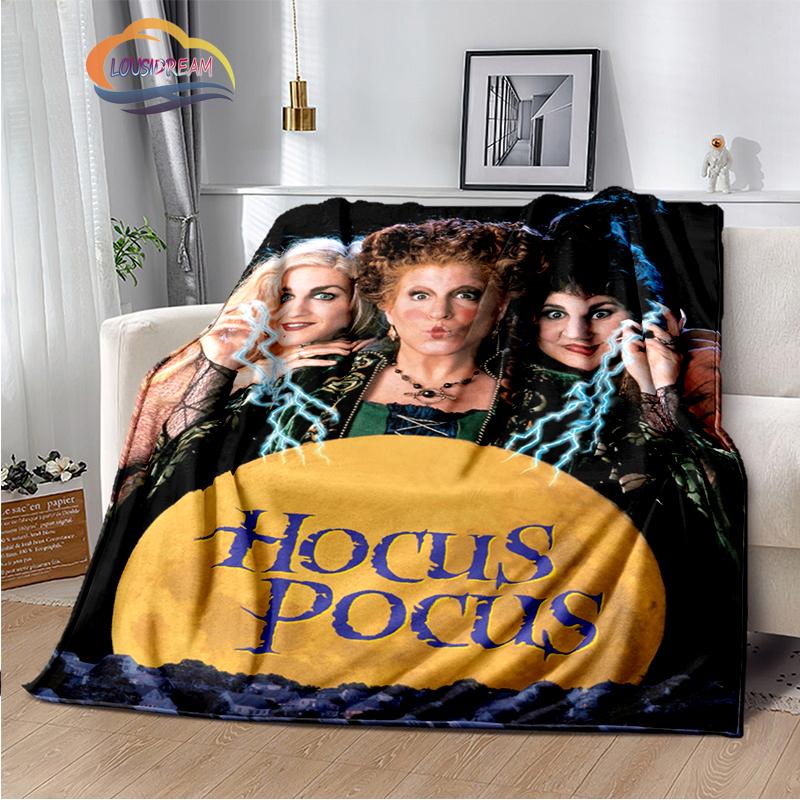 Halloween Hocus Pocus Blanket Little Girl Blanket Home Travel Blanket ...