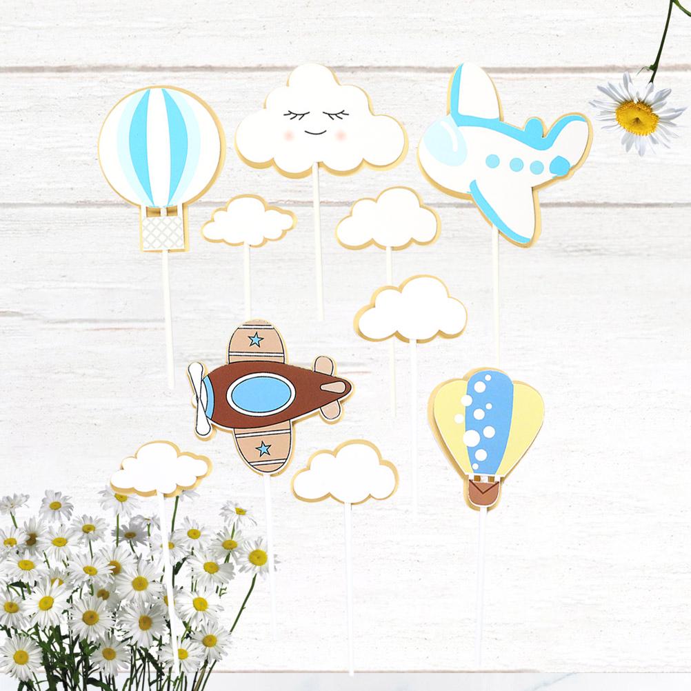 Paper & Party Supplies Hot Air Balloon Cake Topper Hot Air Balloon ...