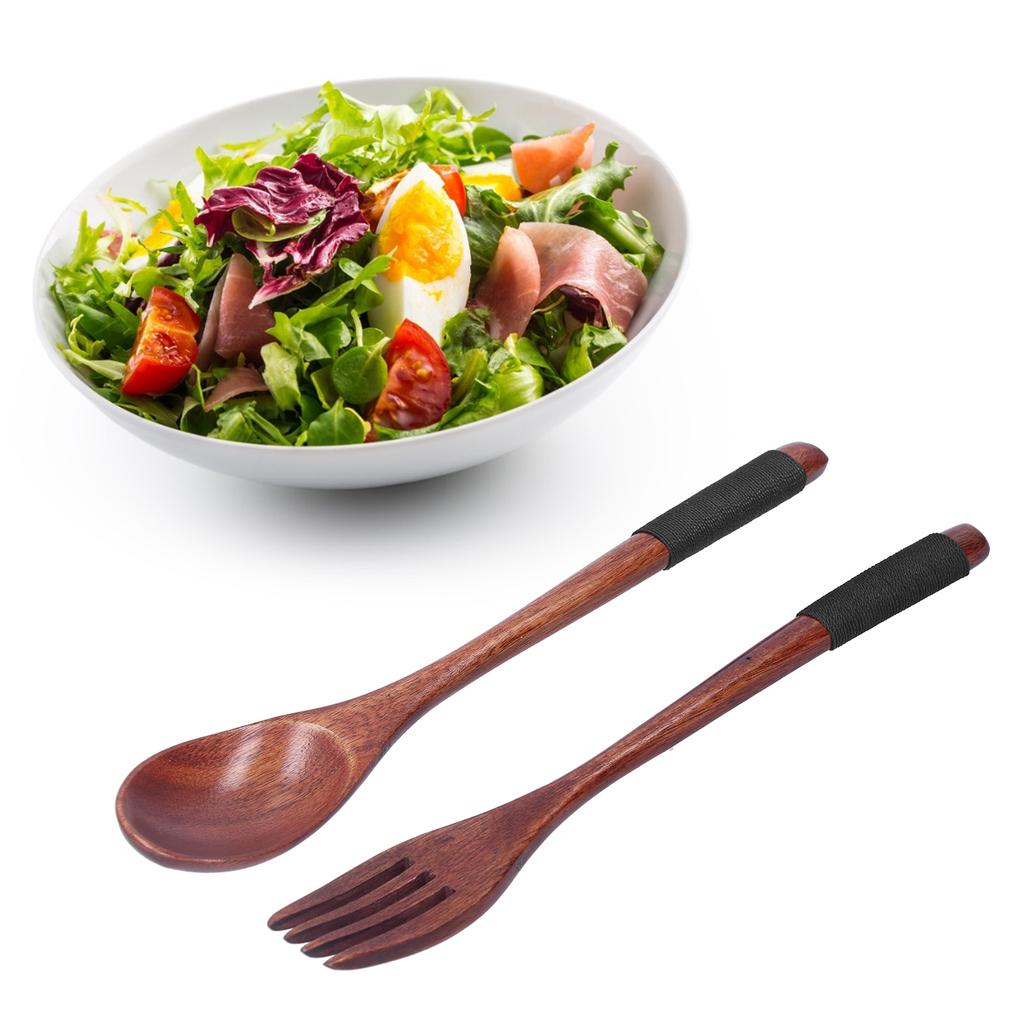 Cheap Japanese Style Cutlery Set Wooden Spoon Fork Soup Teaspoon ...