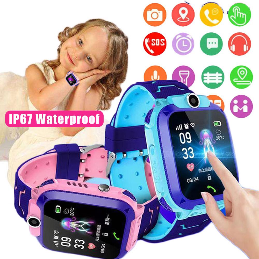Buy Waterproof Kids Smart Watch Sos Antil-Lost Smartwatch Baby 2G Sim ...