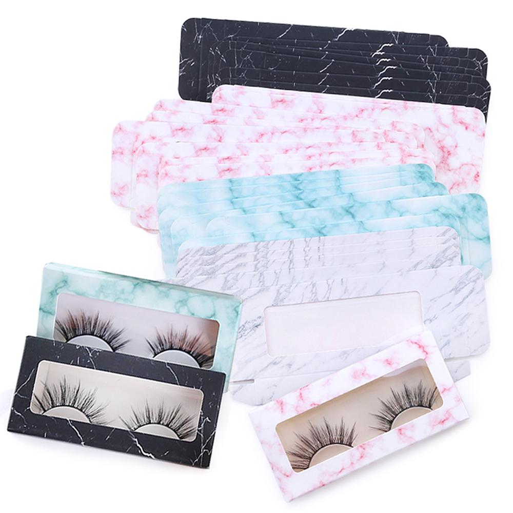 Bulk Silver Empty Eyelash Case Set Eyelashes Storage False Eyelashes ...