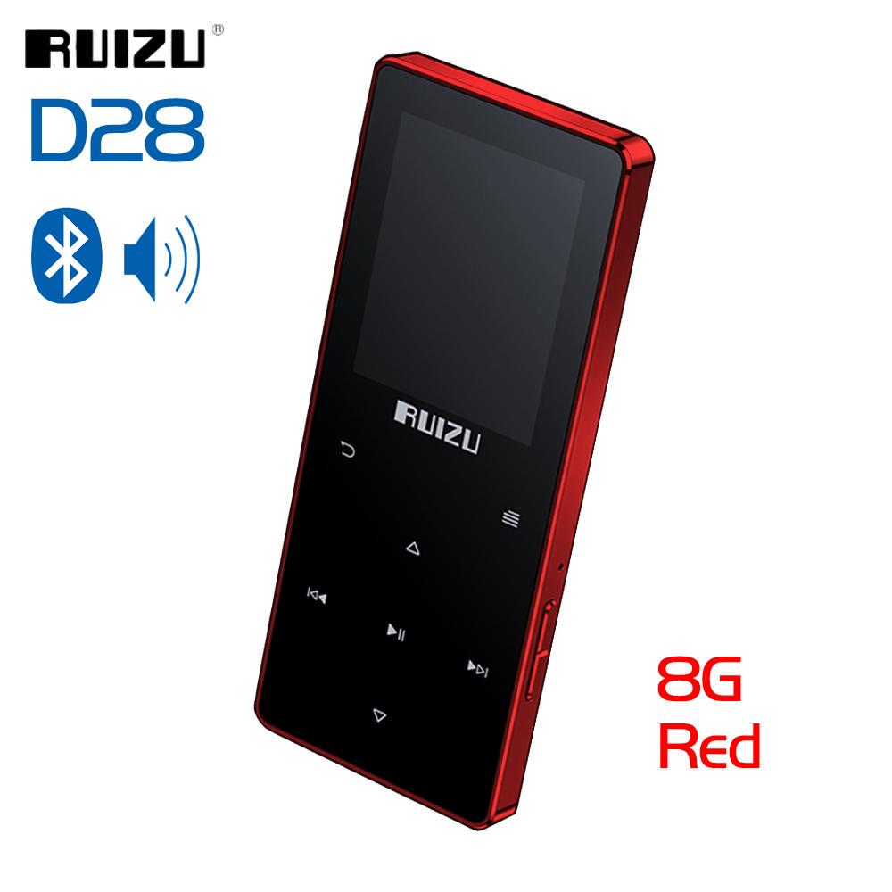 Bluetooth MP3 Player RUIZU D28 Music Player 8G Portable Walkman with ...