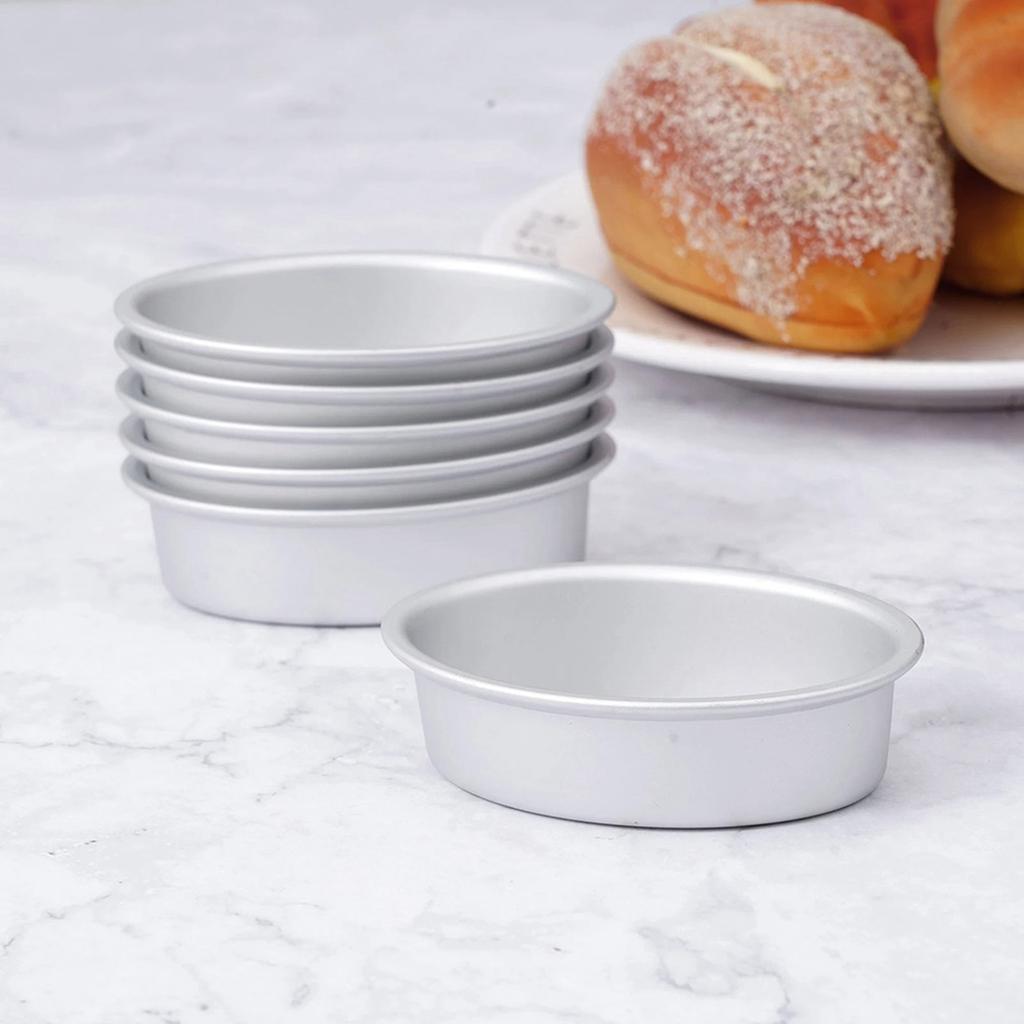 6Pcs Cheese Pans Non-Stick Bakeware Oval Shape Bread Mold DIY Tools ...