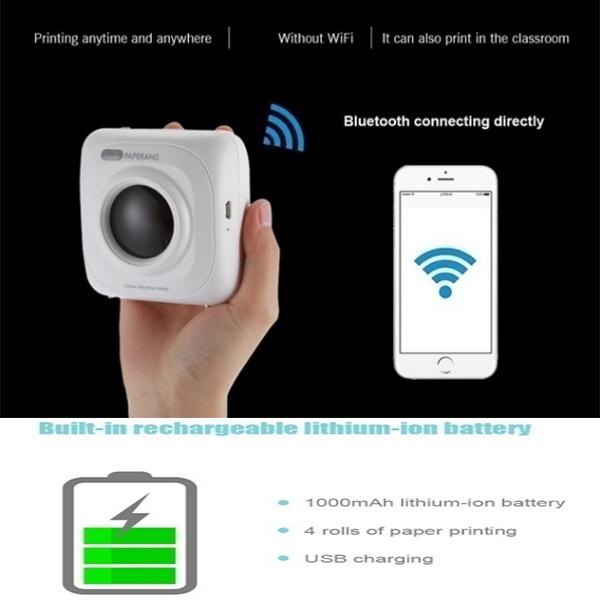 Paperang Machine imprimanta telefon fotografie autocolant fără fir ...