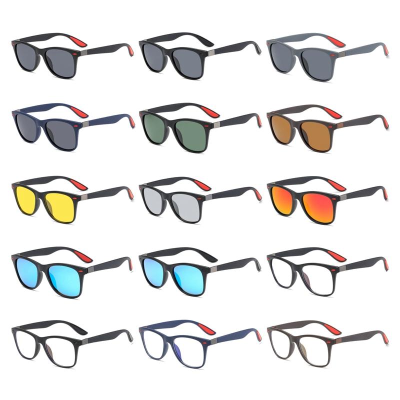 Buy Man Women Vintage Retro Rectangle Sunglasses Unisex UV Protection ...