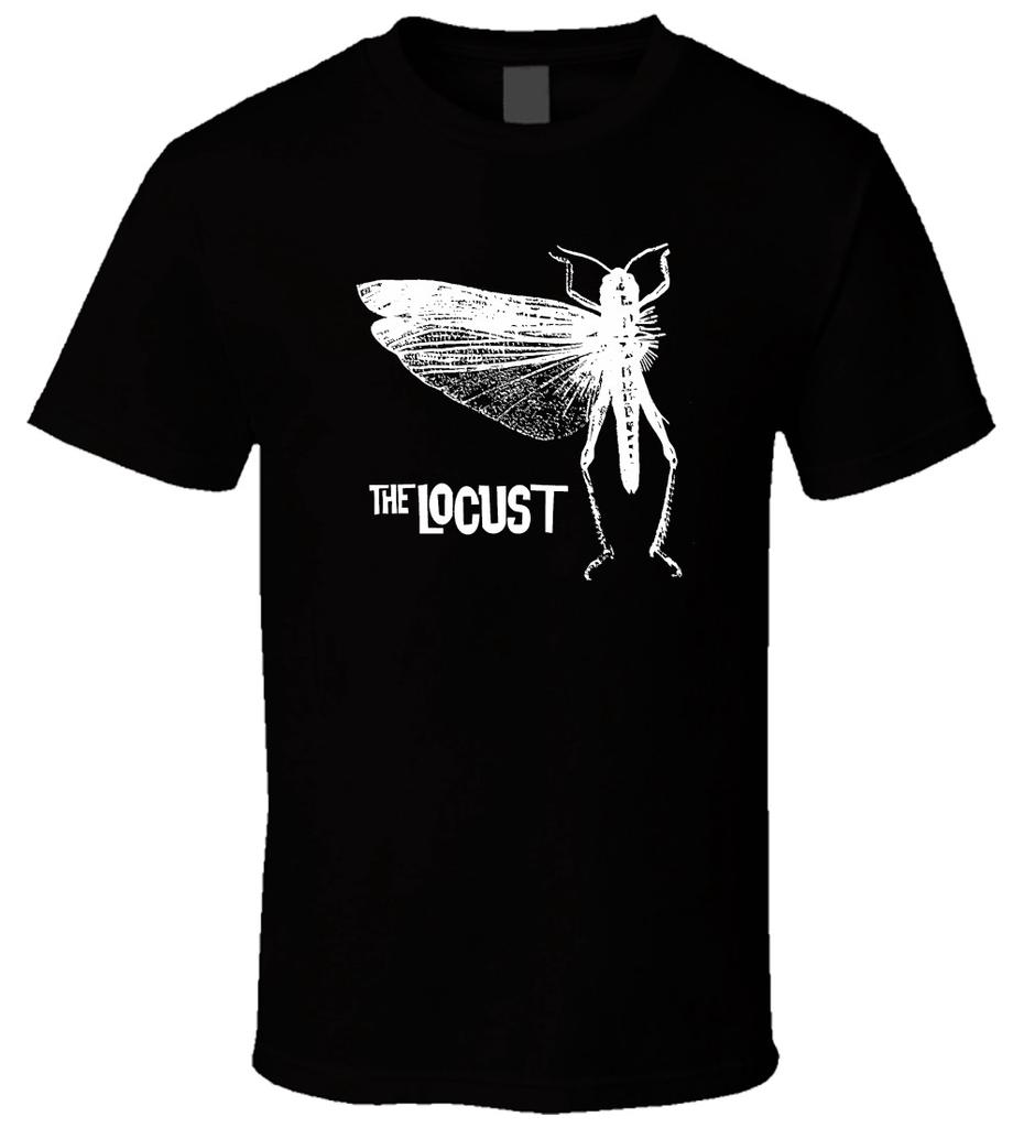 Locust Band T Shirt Unisex T Shirt Erkekler Tshirt Yaz Pamuk Tee ...