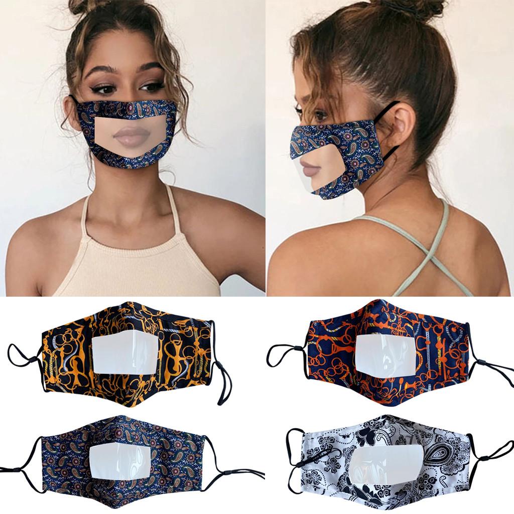 Buy Adult Reusable Smile Communicator Face Mask with Clear EXpression ...