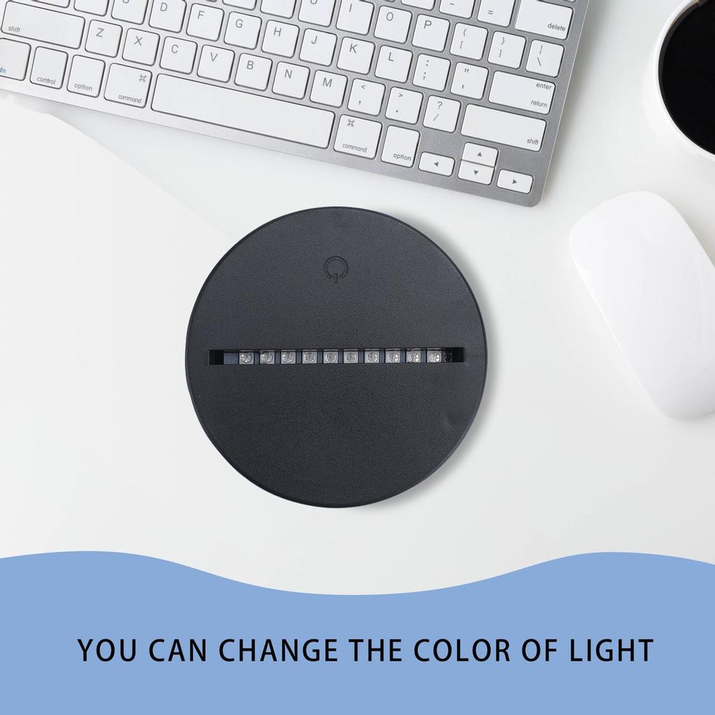 Buy LED Lamp Bases For 3D Night Light Touch Switch Remote Control ...