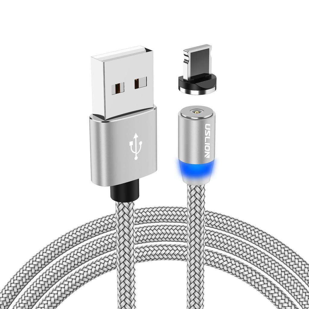 Buy 1M LED Micro USB Cable Magnetic USB Type-C Charger Cable IOS USB ...
