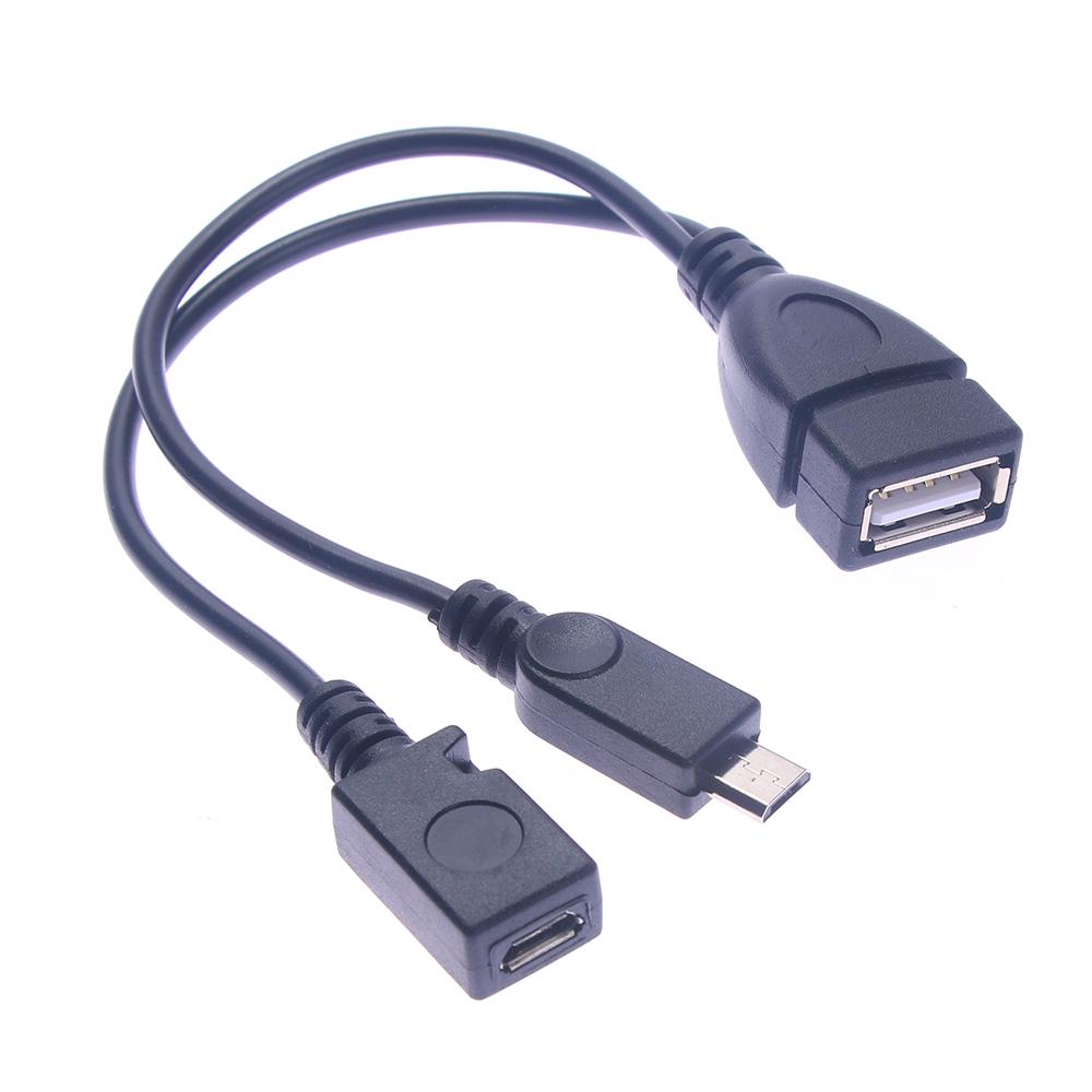 Buy Useful USB Plug Power PC USB Host Micro OTG Cable With Female To ...
